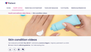 NHS Skin Self‑Help Hub - Knowledge NoW